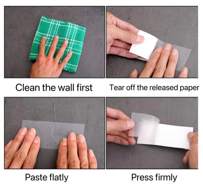 Removable Transparent Cat Training Tape , Double Sided Cat Scratch ...
